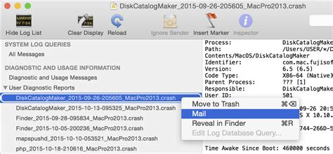 The Application Has Crashed Diskcatalogmaker