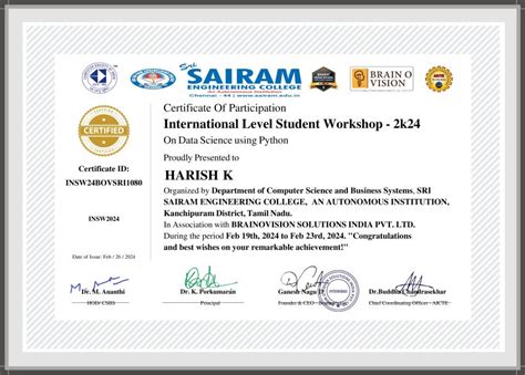 Harish K On Linkedin Datascience Python Workshopexperience