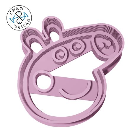 Stl Datei Peppa Pig Peppa Pig Ausstechform Fondant 🐖 ・3d