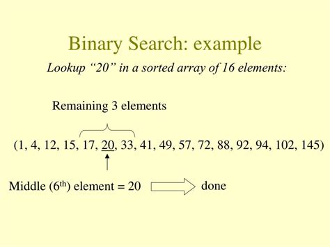ppt 308 203a introduction to computing ii lecture 9 binary search