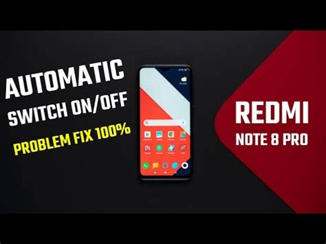 Redmi Note 8 Pro Automatic Switch Off Problem Solution Redmi Mobile On Off Problem Fix YouTube