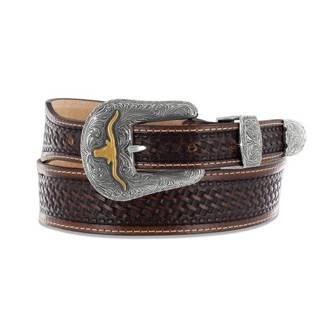 Justin Bovine Belt Brown Longhorn Accessories Belt Men C42905 Ebay