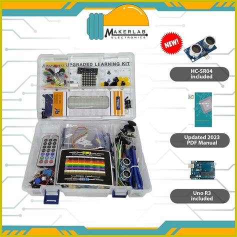 Makerlab Upgraded Starter Kit For Uno R3 Dip With Pdf Manual Lessons