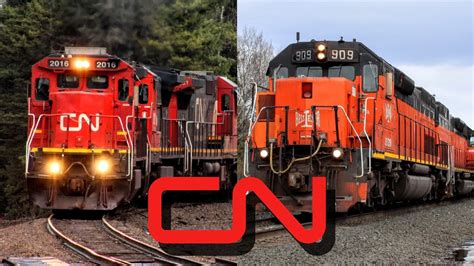Classic Emd And Ge Locomotives On The Cn Iron Range Youtube