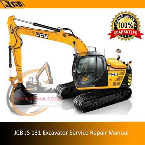 jcb js 131 excavator service repair manual