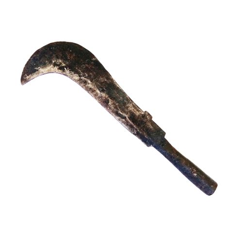 Traditional Heavy Iron Billhook Wood Cutting Knife Coconut Breaker