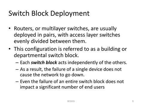 Distribution Layer Ppt