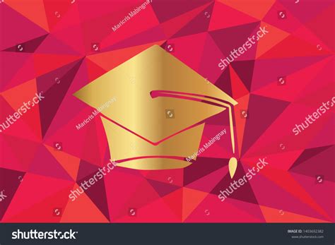 Graduation Cap Polygon Line Drawing Stock Photos And Pictures 11 Images Shutterstock
