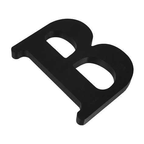 Renaclipy Letters Decoration Black Wooden Craft Enthusiasts 1set