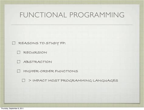 Functional Programming Ppt
