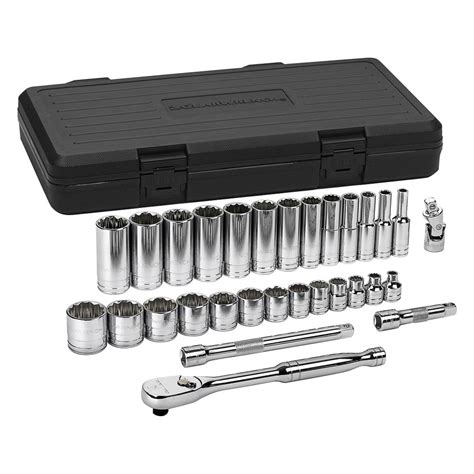 Gearwrench® 80568 38 Drive 12 Point Sae Ratchet And Socket Set 30