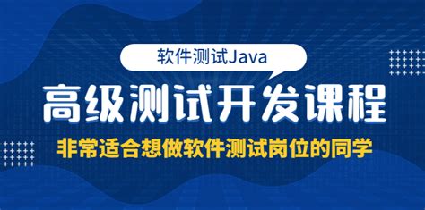 软件测试Java高级测试开发课程非常适合想做软件测试岗位的同学 阳叔网创