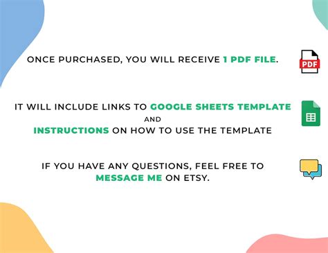 To Do List Template Google Sheets Spreadsheet Daily To Do Etsy