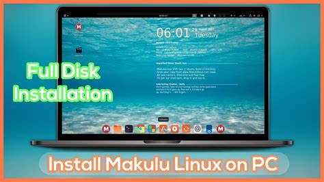 clean install makululinux shift ubuntu on pc installation guide step