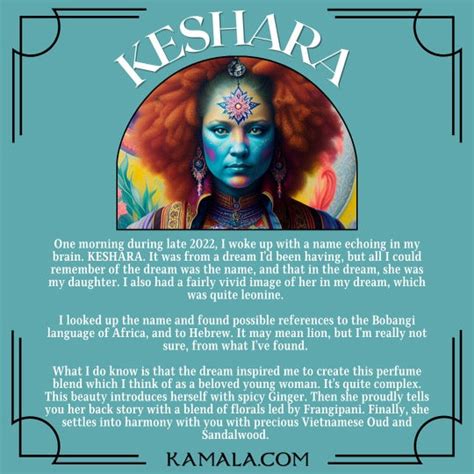Keshara Kamalas Own Perfumery
