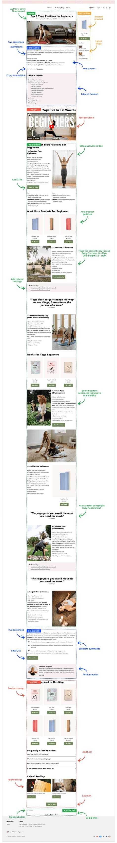 Free Shopify Blog Template Bloggle