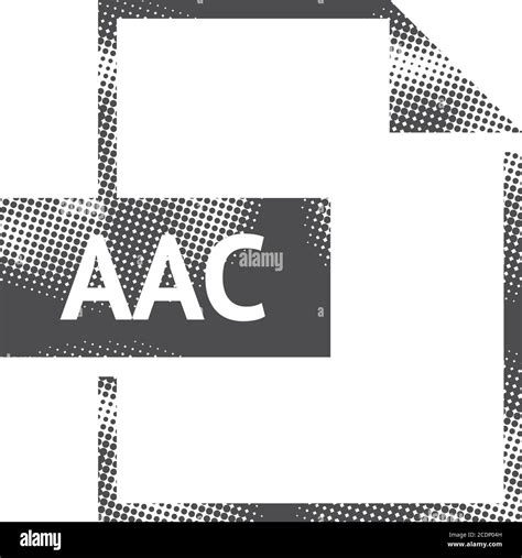 File Format Icon In Halftone Style Black And White Monochrome Vector