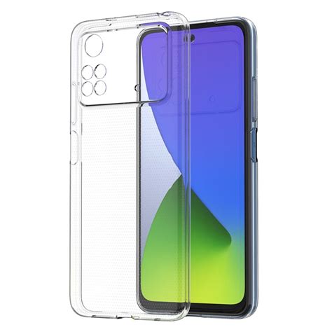 Wholesale Soft TPU Phone Case For Xiaomi Poco M4 Pro 4G Anti Yellowing Drop Proof Ultra Slim