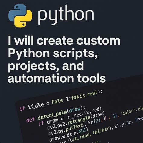 Create Custom Python Scripts Projects And Automation Tools By Lunarpixel Fiverr