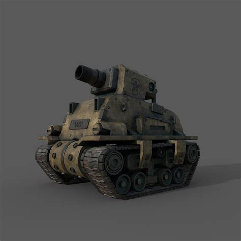 Small Tank 3d Model Turbosquid 1855800