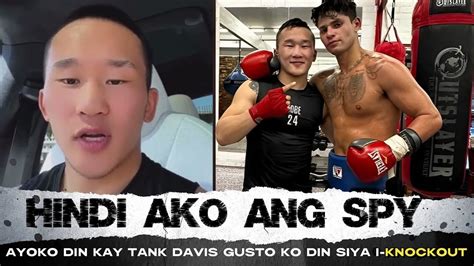 Sinasabing SPY ni Tank Davis Nag Paliwanag | Hindi daw siya ang Hudas sa kampo ni Ryan Garcia ...