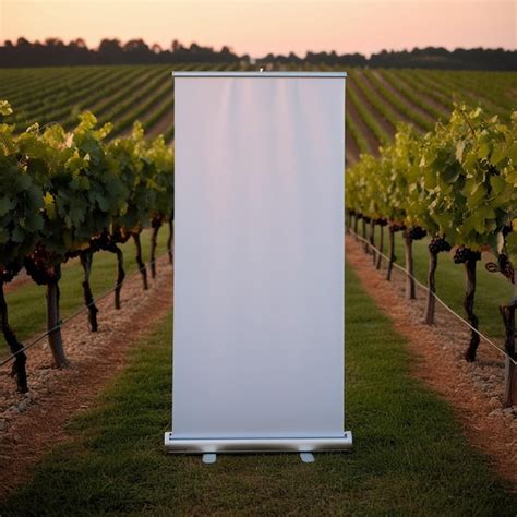 Blank Rollup Banner For Customizable Designs Premium Ai Generated Psd