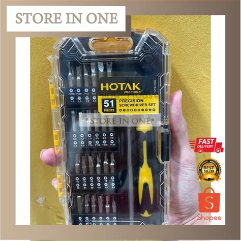 Hotak Precision Screwdriver Set Hotak Pro Tools 51 Pcs Shopee Malaysia