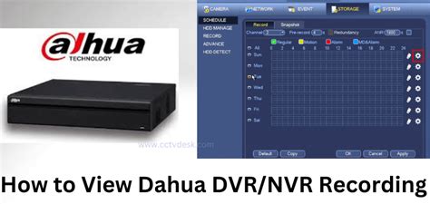 How To View Dahua Dvrnvr Recording Or Playback