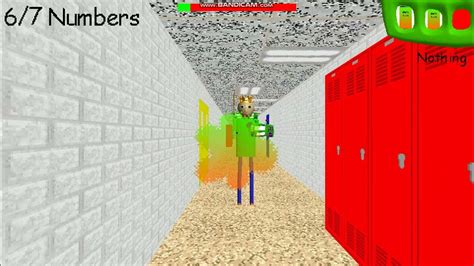 Baldi Loves Math Baldis Basics Mod Gameplay Youtube