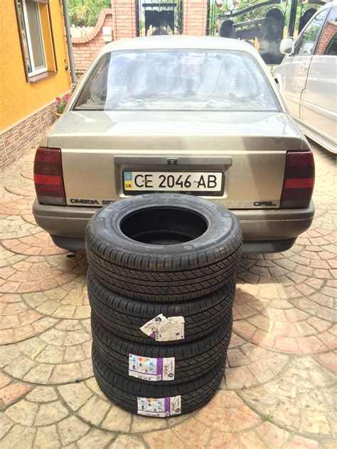 Новая резина Achilles! — Opel Omega A, 1,8 л, 1987 года | шины | DRIVE2