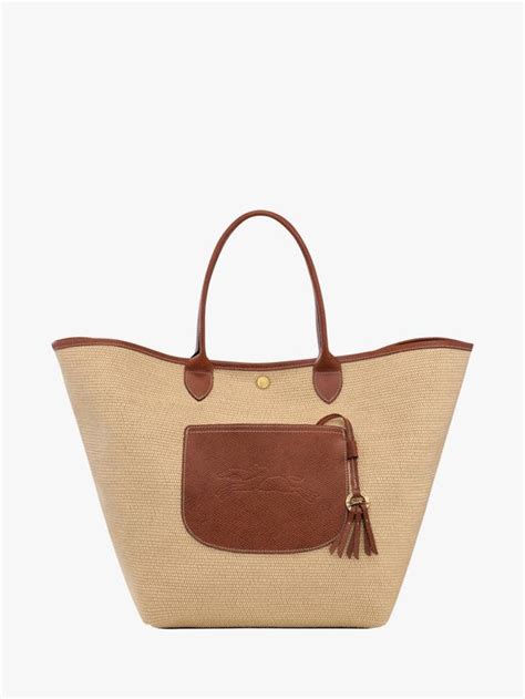 Longchamp Le Pilage Large Basket Bag Brown