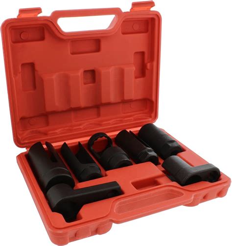 ABN Oxygen 02 Sensor Socket 7 Piece Tool Kit 22mm 7 8in 27mm 29mm All Vehicle O2 Removal