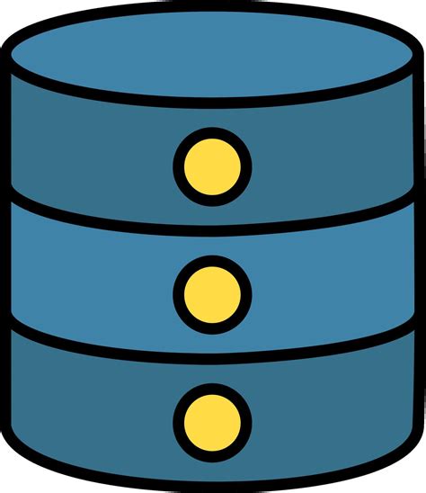 Database Line Filled Icon 43316084 Vector Art At Vecteezy