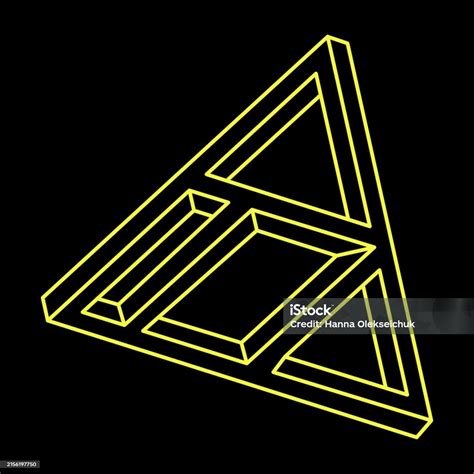 Impossible Shapes Optical Illusion Linear Infinite Object Abstract Eternal Geometric Figure