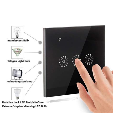 Smart Light Switch Panel Easy To Connect Wifi Dimm Grandado