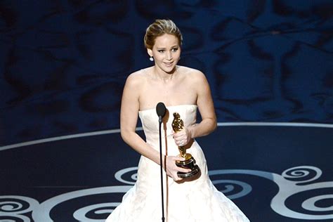 Jennifer Lawrence Wins Best Actress At 2013 Oscars Remains Adorably