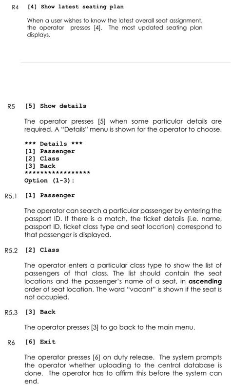 solved you need to develop an airplane seating assignment