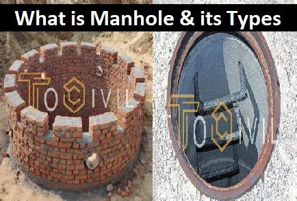 Manhole Types Purpose Construction Applications To Civil