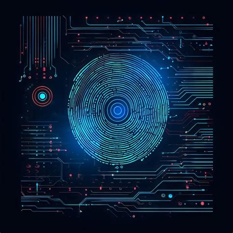Premium Ai Image Artificial Intelligence Fingerprint Background Created With Generative Ai