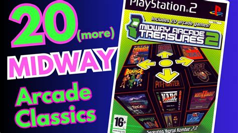 Midway Arcade Treasures 2 Ps2 Retro Game Collection [20 Games] Youtube