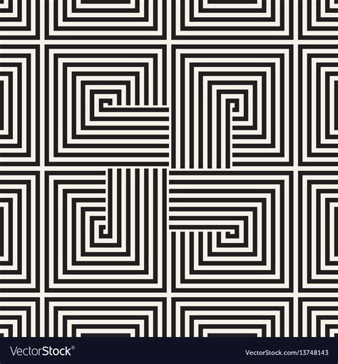 Repeating Geometric Stripes Tiling Royalty Free Vector Image