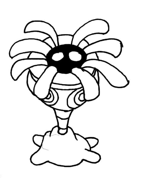 Lileep Pokemon Coloring Pages Free Printable