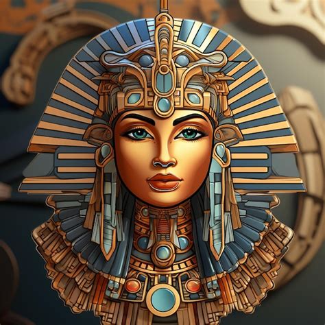Premium Photo Sticker Ancient Egypt Pharaoh Woman