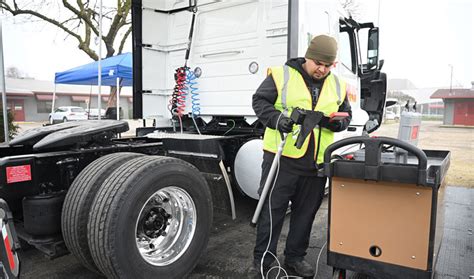 New Semi Truck Emissions Testing Program Opens On Campus Fresno State News