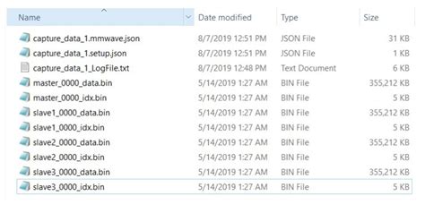 Ccsawr1243 Looking For The Record Data Of Awr1243 Cascade Mmwave