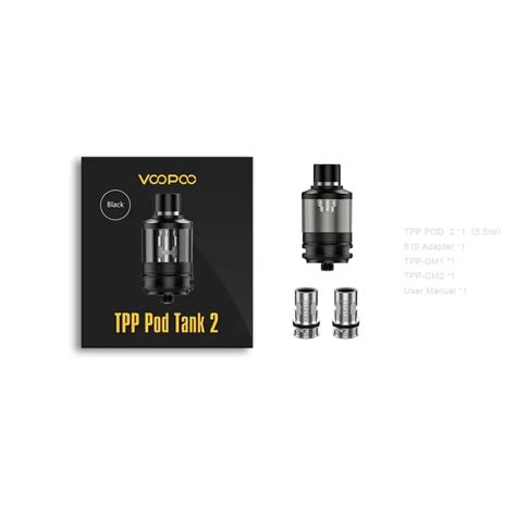 Buy Voopoo Tpp Pod Tank 2 5 5 Ml Replacement Online Best Price