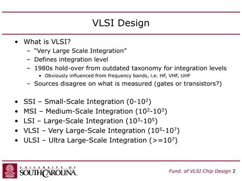 Ppt Csce 613 Fundamentals Of Vlsi Chip Design Powerpoint