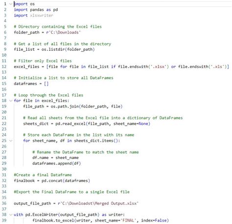 umair ali khan on linkedin simple python code to concatenate all the