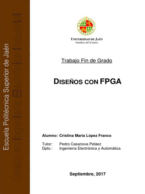 Disenios Con Fpga Descargar Gratis Pdf Arreglos De Compuertas Lógicas Programables En Sitio