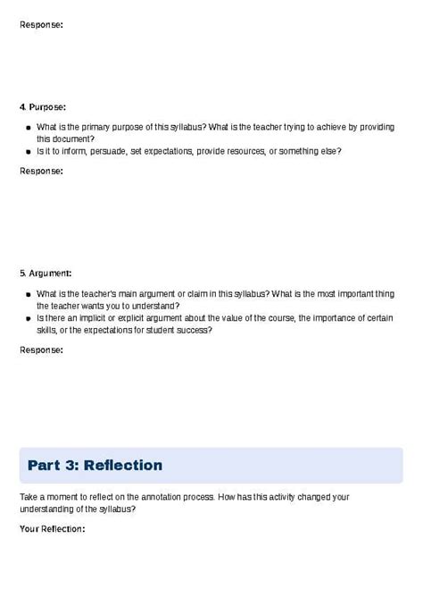 Course Syllabus Analysis By Mrskenglish Tpt